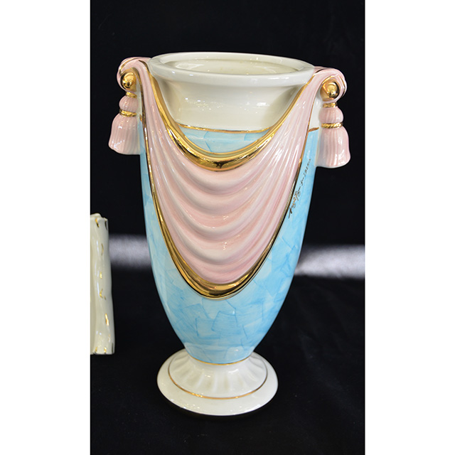 Flower Vase / フラワーベース｜ハンドメイド陶器花瓶 壺 ｜Angela Rigon : イタリア｜OBJ0110RGN