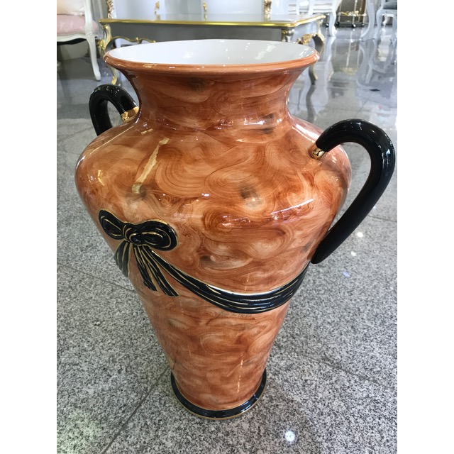 Flower Vase / フラワーベース｜ハンドメイド陶器花瓶 壺 ｜イタリア｜Angela Rigon｜OBJ0074RGN